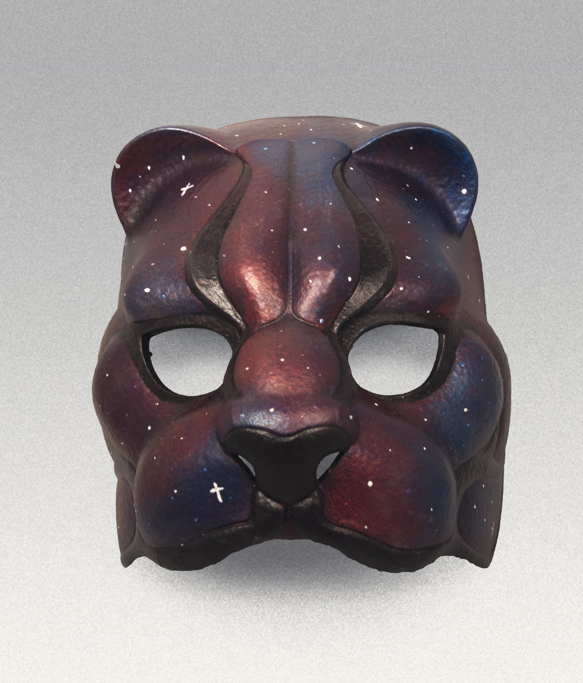 Galaxy Feline Mask - Handmade Latex Mask by Atelier Pirate
